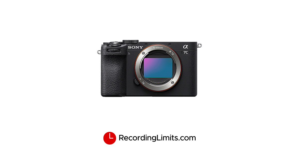 Sony Alpha 7C II Video Recording Limits